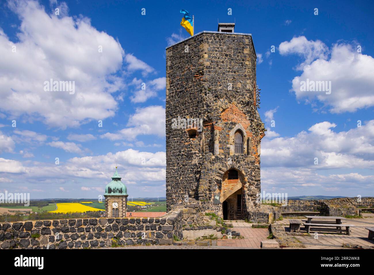 Stolpen Castle, which in its history was converted from a hilltop ...