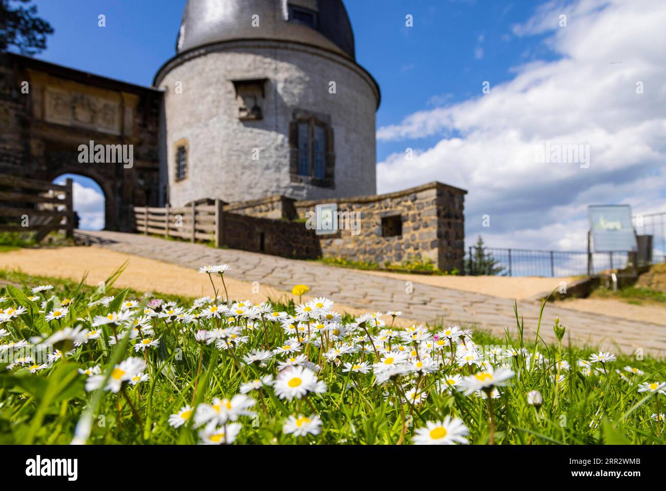 Stolpen Castle, which in its history was converted from a hilltop ...