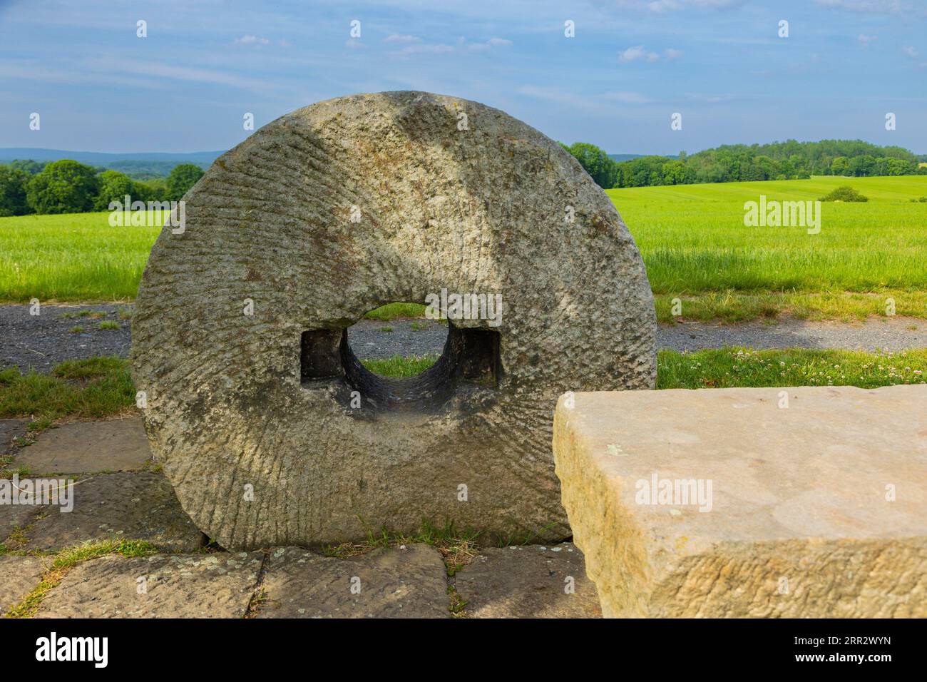 Struppen windmill Of the old wooden windmill that disappeared around ...