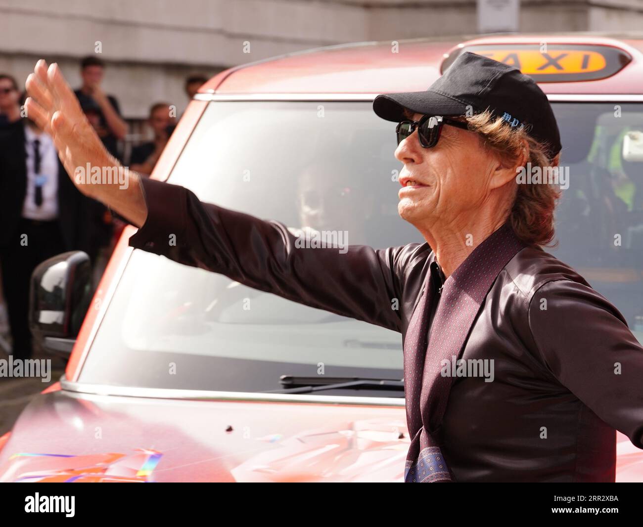 Sir Mick Jagger arriving at the Rolling Stones Hackney Diamonds launch ...