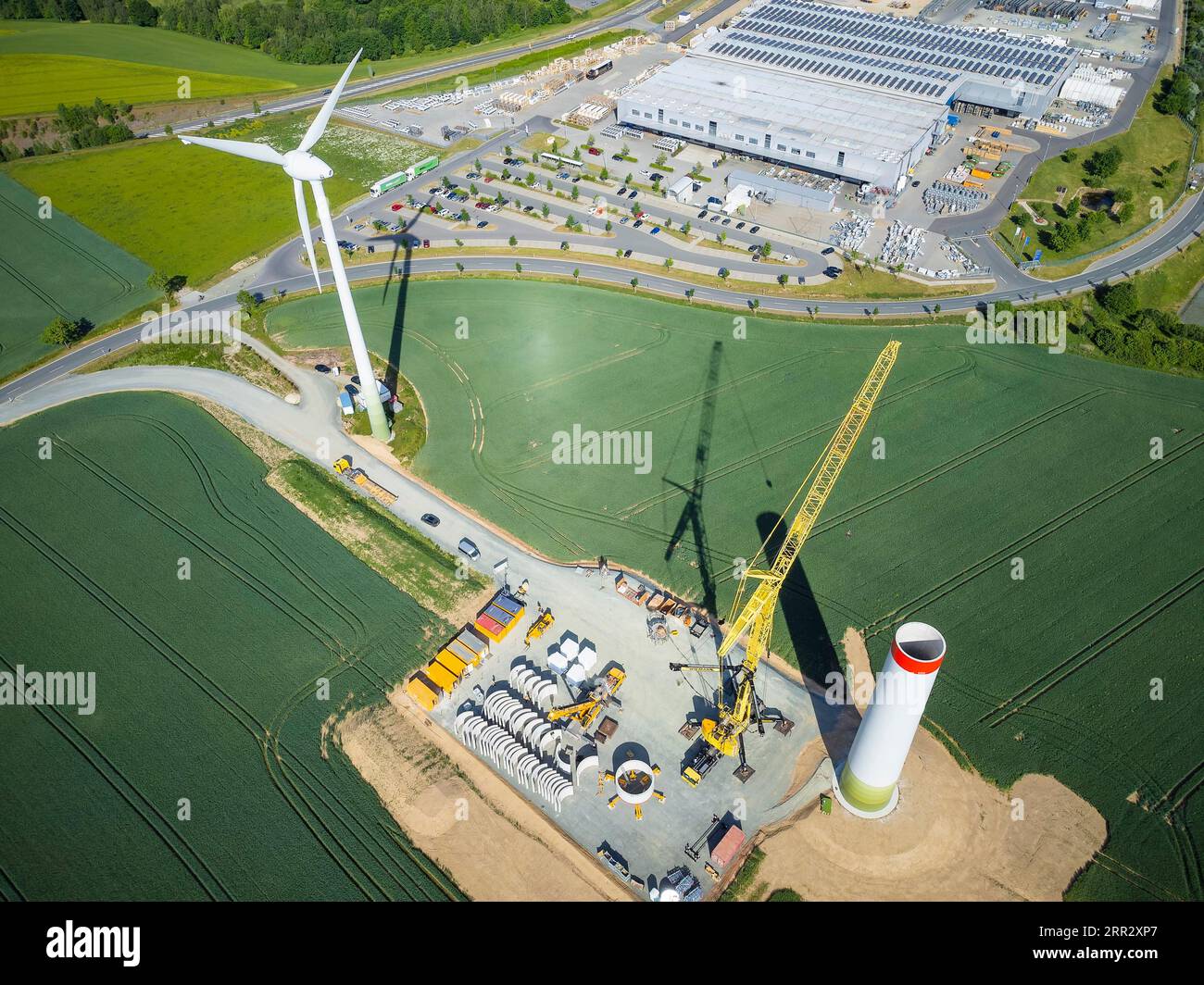Assembly wind turbine in hi-res stock photography and images - Alamy