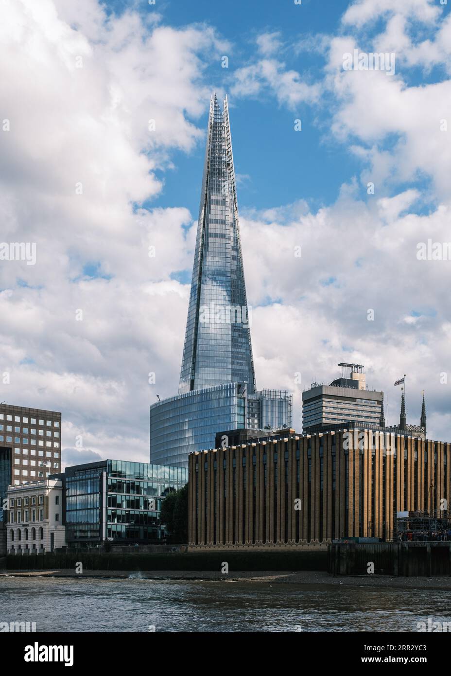 The iconic 310 metre high, 87 storey, glass fronted, skyscraper, the ...