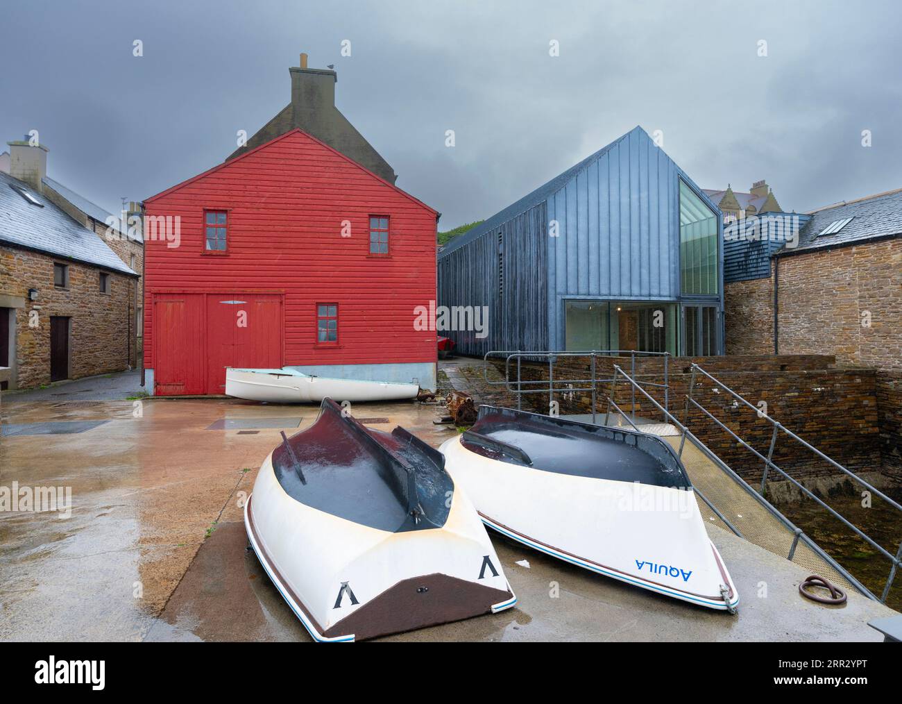 View of Pier Arts Centre in Stromness, West Mainland, Orkney Islands ...