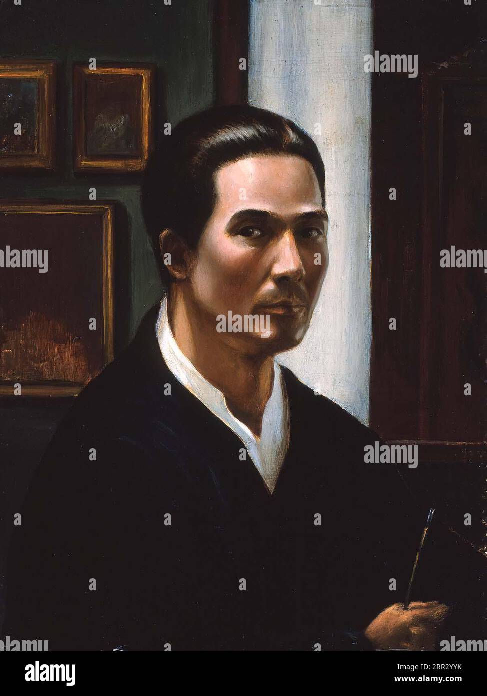 Self Portrait circa 1926 by Kanji Nakamura Stock Photo - Alamy