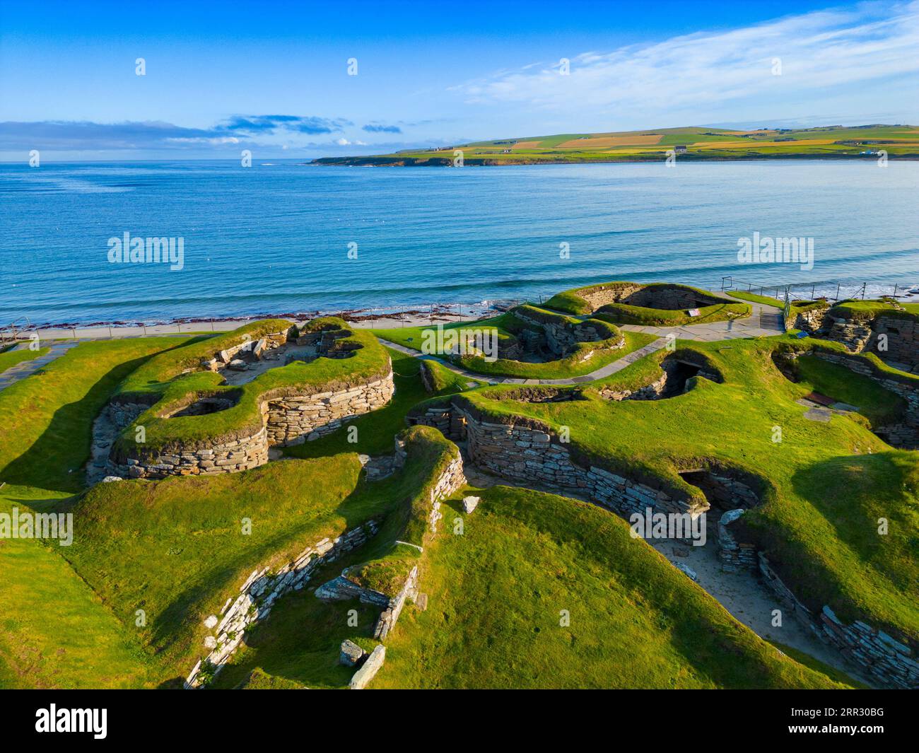 Aerial view of skara brae hi-res stock photography and images - Alamy
