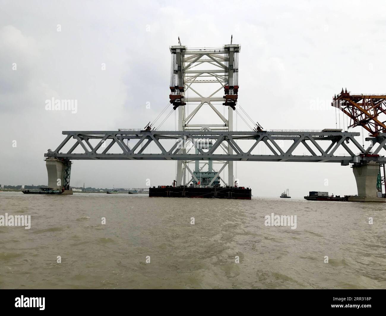 Padma multipurpose bridge project hi-res stock photography and images ...