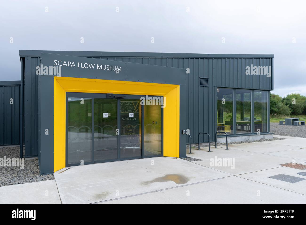 The newly extended Scapa Flow Museum at Lyness, Hoy , Orkney Islands ...