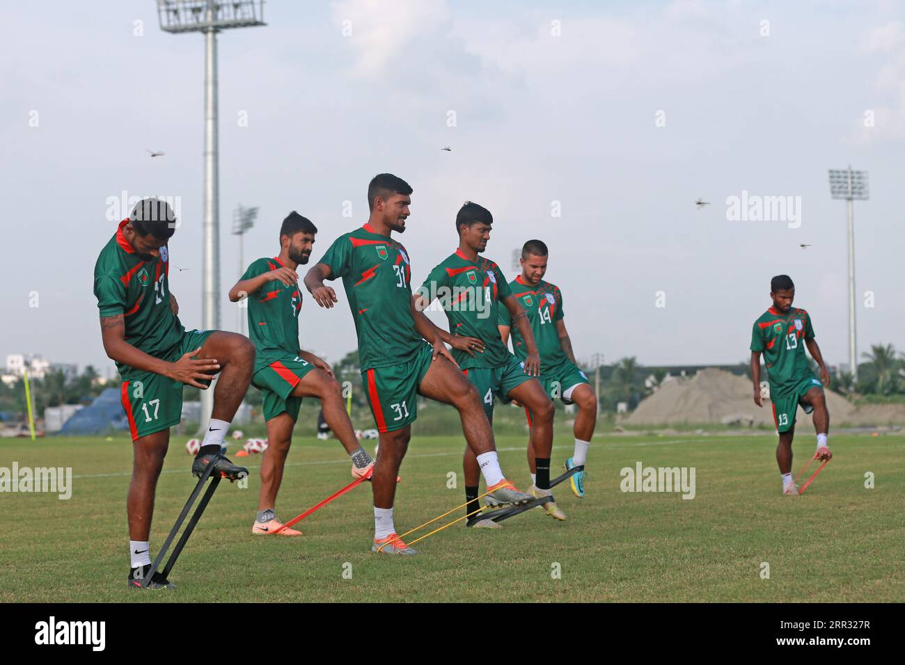 Bangladesh national Football Team attends practice session at ...