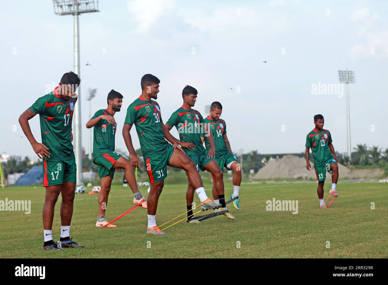 Bangladesh national Football Team attends practice session at ...