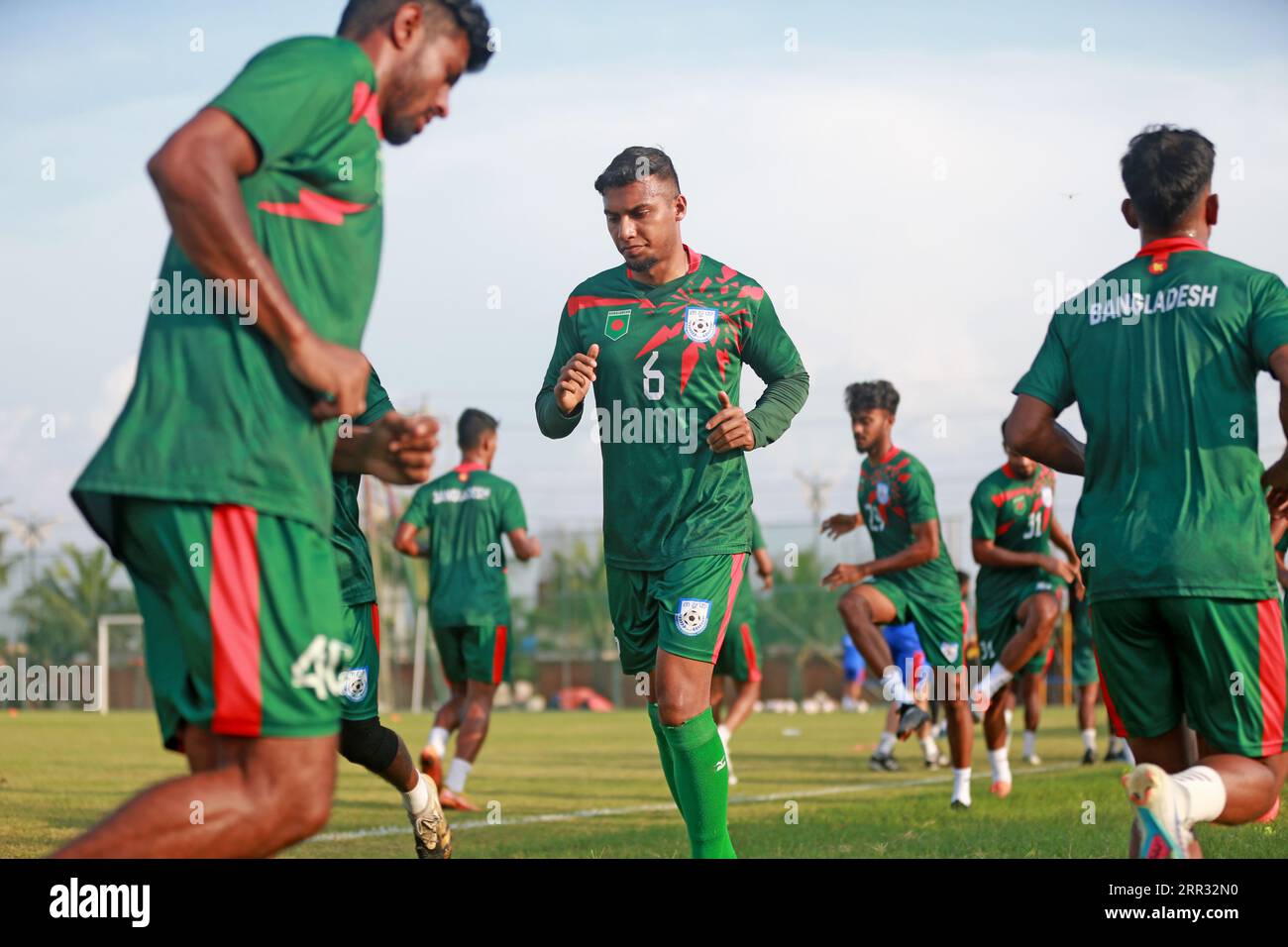 Bangladesh national Football Team attends practice session at ...