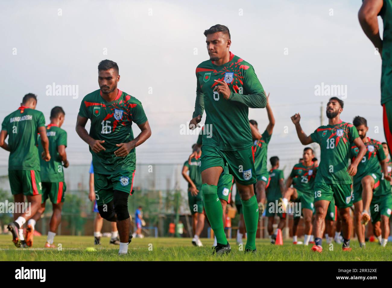 Bangladesh national Football Team attends practice session at ...