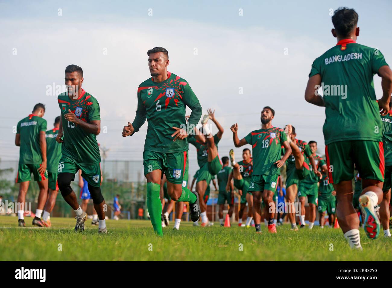 Bangladesh national Football Team attends practice session at ...