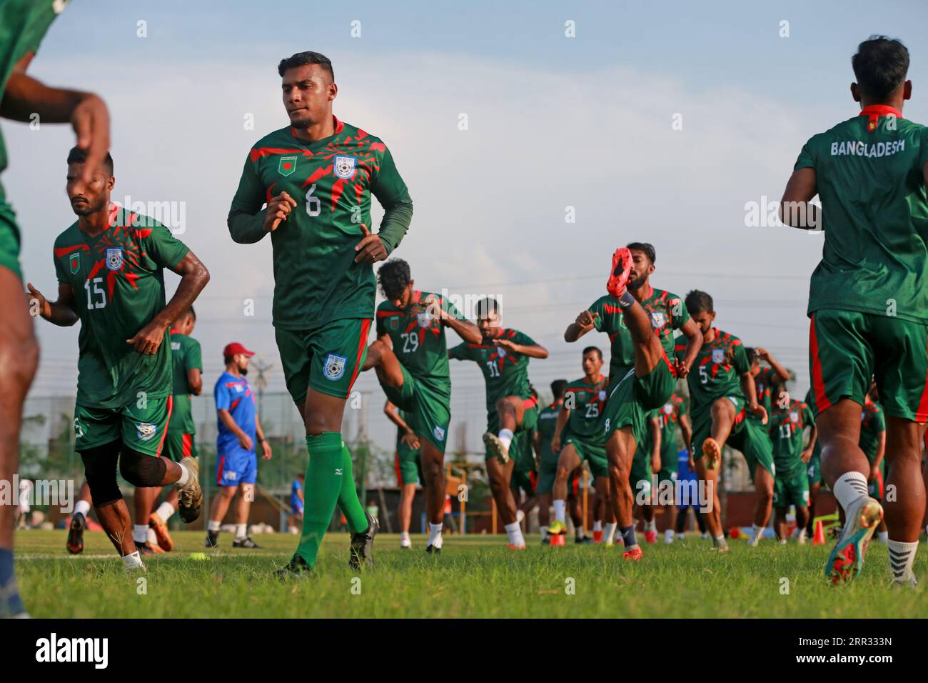 Bangladesh national Football Team attends practice session at ...