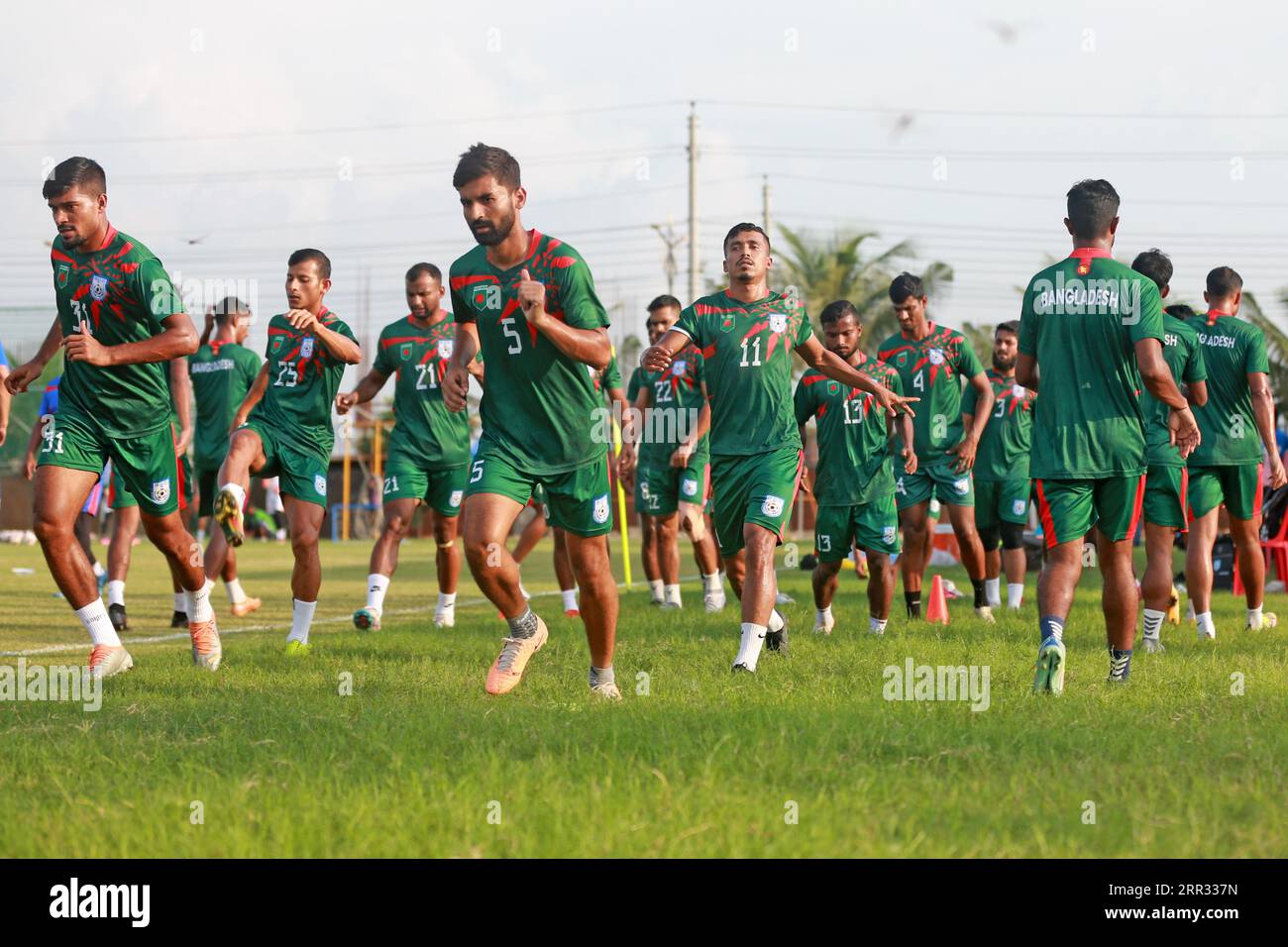 Bangladesh national Football Team attends practice session at ...