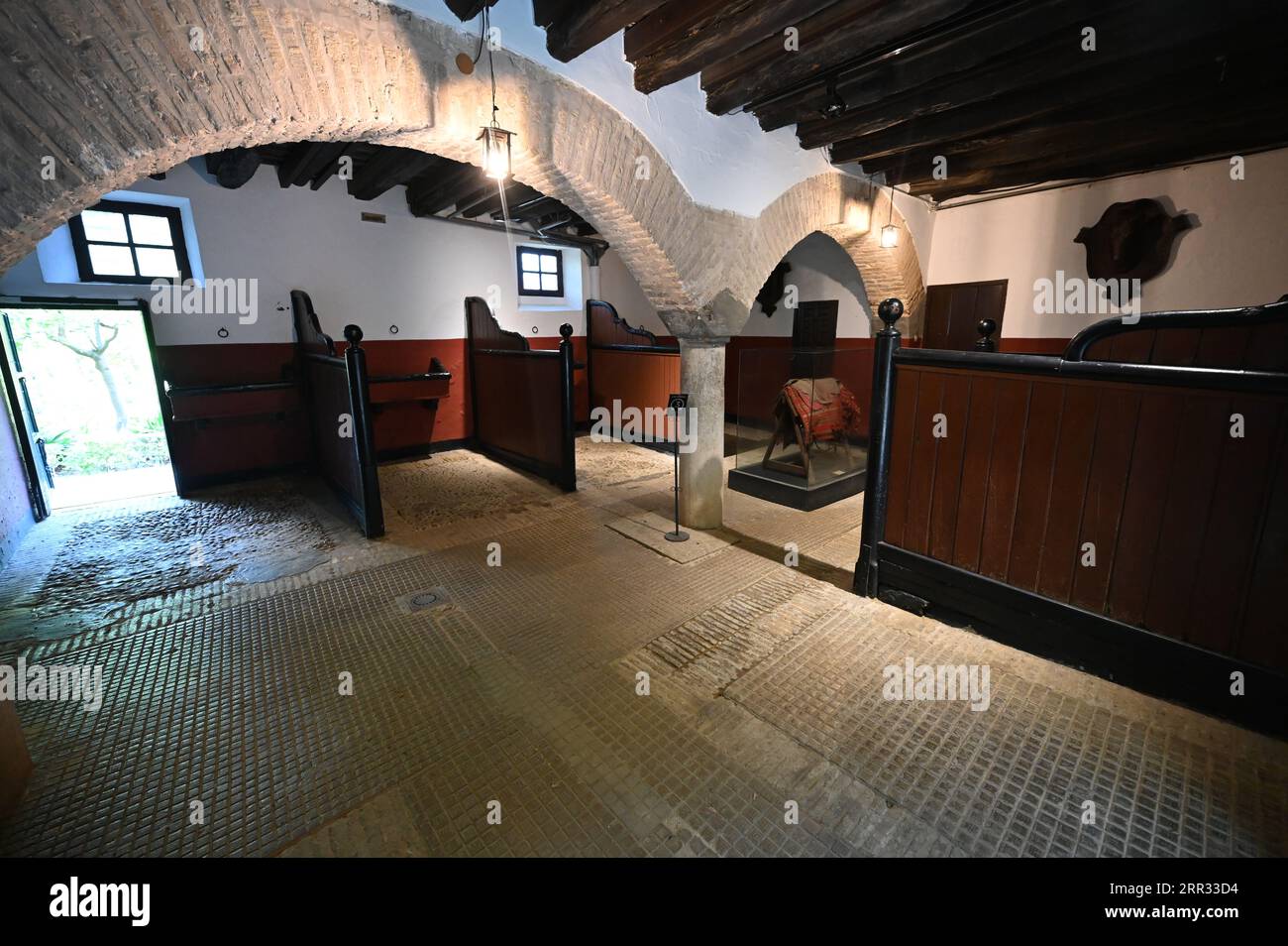 Spanish stable block from the 15th century Stock Photo - Alamy