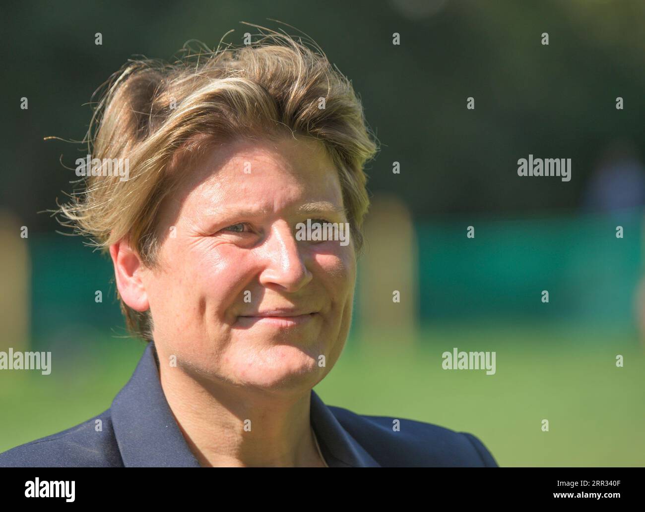 Sarah Dyke MP (LibDem - Somerton and Frome) in Victoria Tower Gardens ...