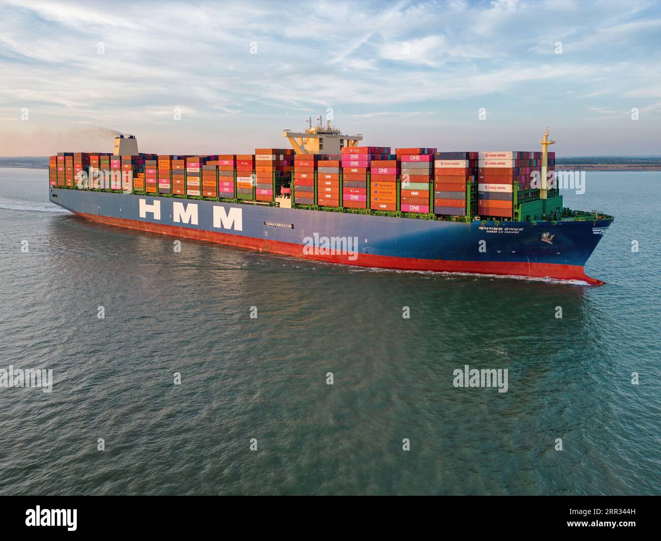 HMM Le Havre is an Ultra-Large Container Carrier operated by Hyundai ...