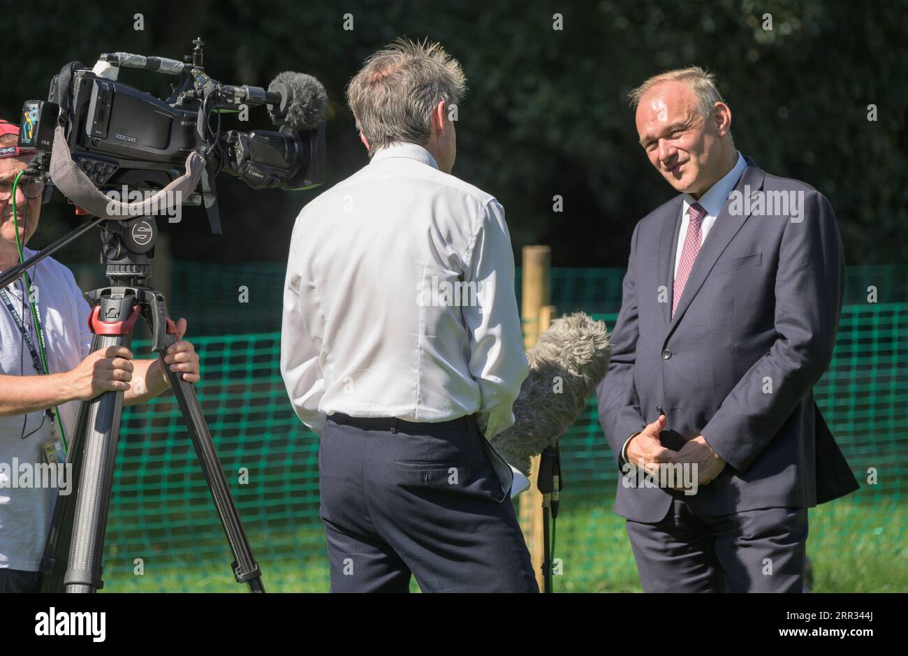 Ed Davey MP (LibDem - Kingston and Surbiton - Party Leader) interviewed ...