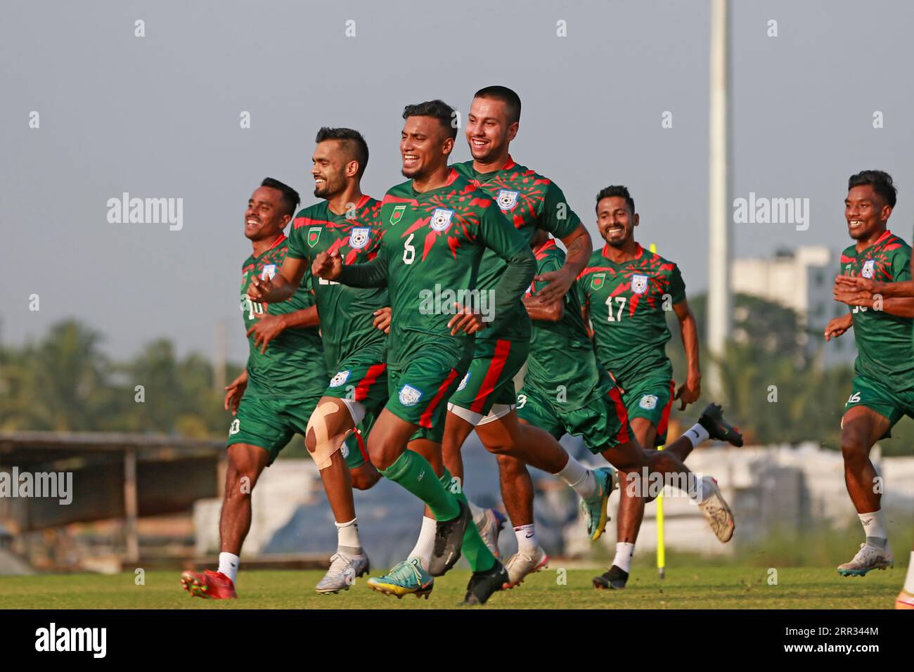 Bangladesh national Football Team attends practice session at ...