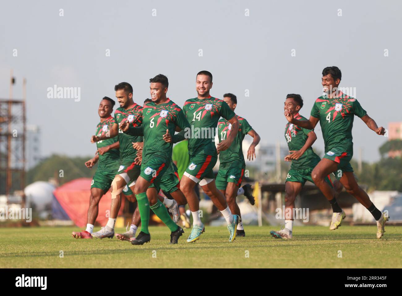 Bangladesh national Football Team attends practice session at ...