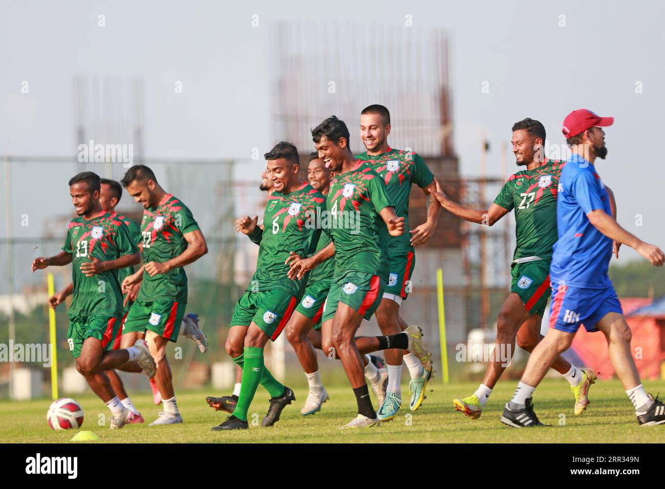 Bangladesh national Football Team attends practice session at ...