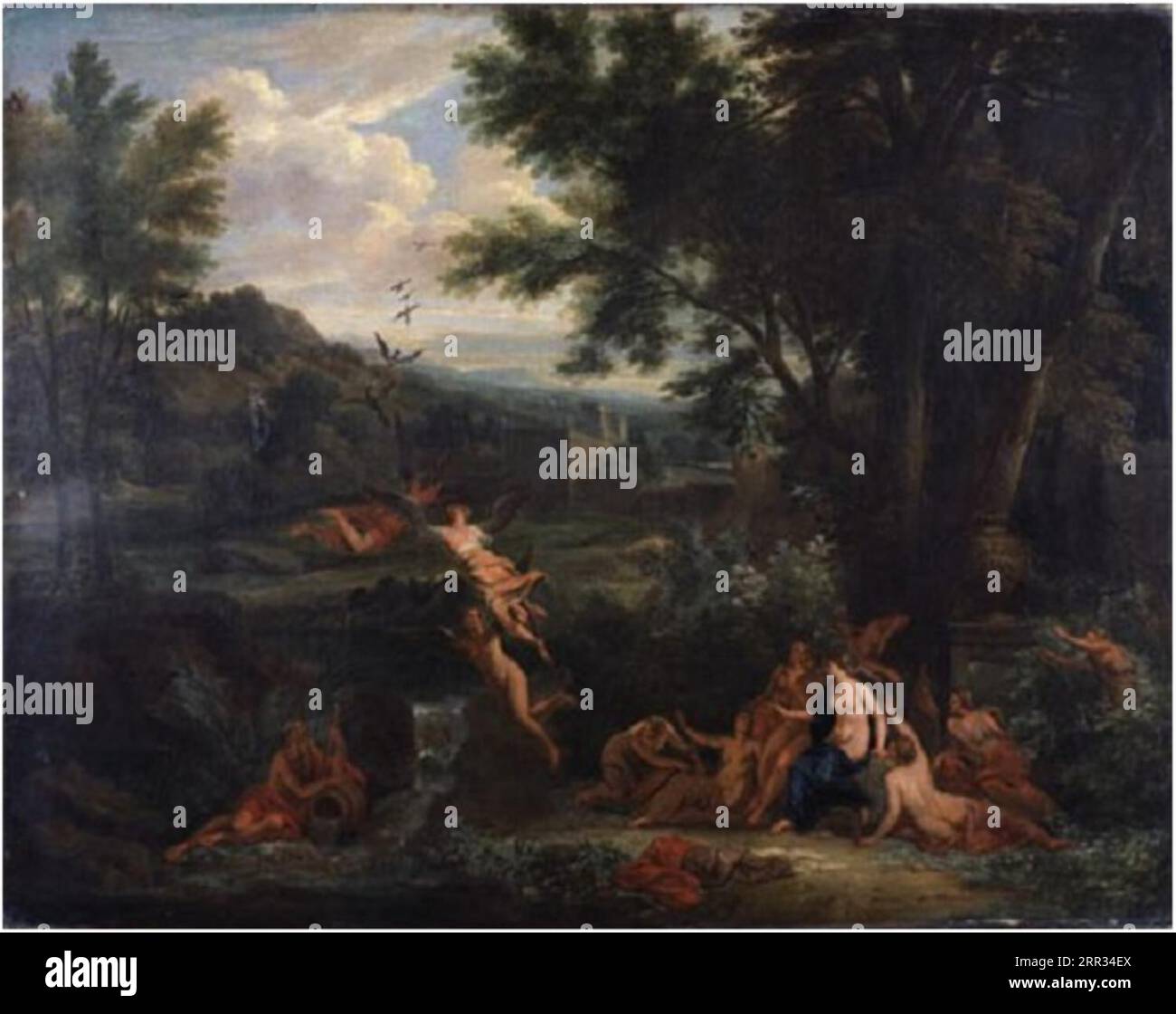 Pierides Changed into Magpies (after Ovid) between 1683 and 1732 by ...