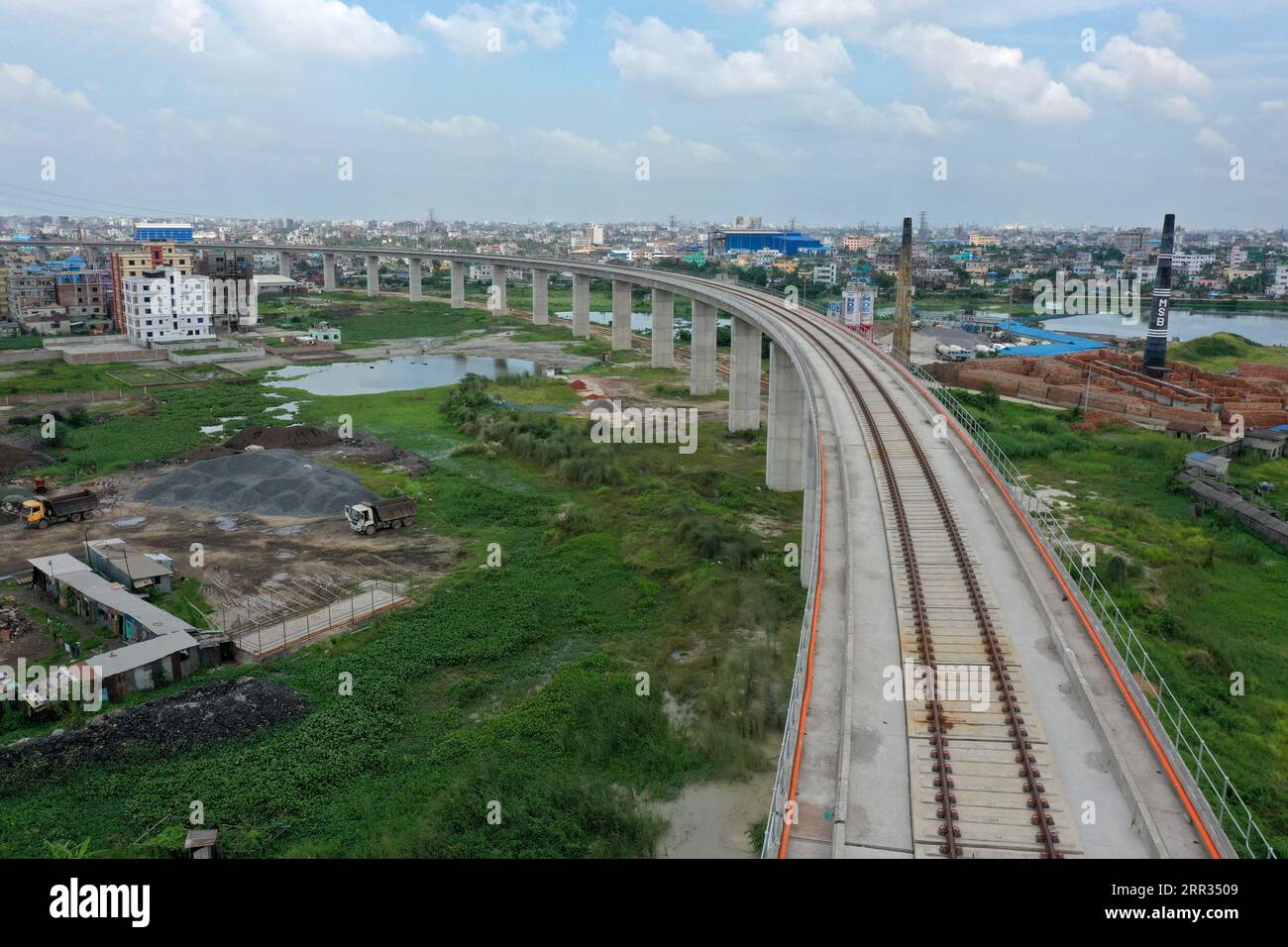 Padma bridge rail link project hi-res stock photography and images - Alamy