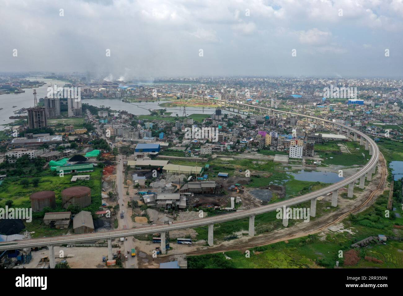 Dhaka, Bangladesh-September 06, 2023: 82 km railway line is ready for ...