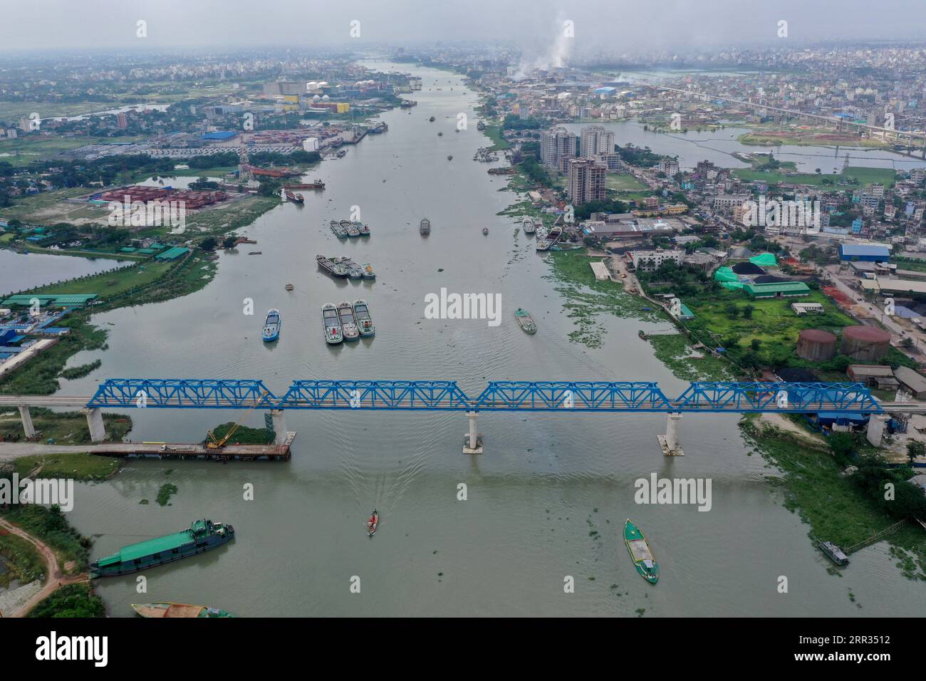 Dhaka, Bangladesh-September 06, 2023: 82 km railway line is ready for ...