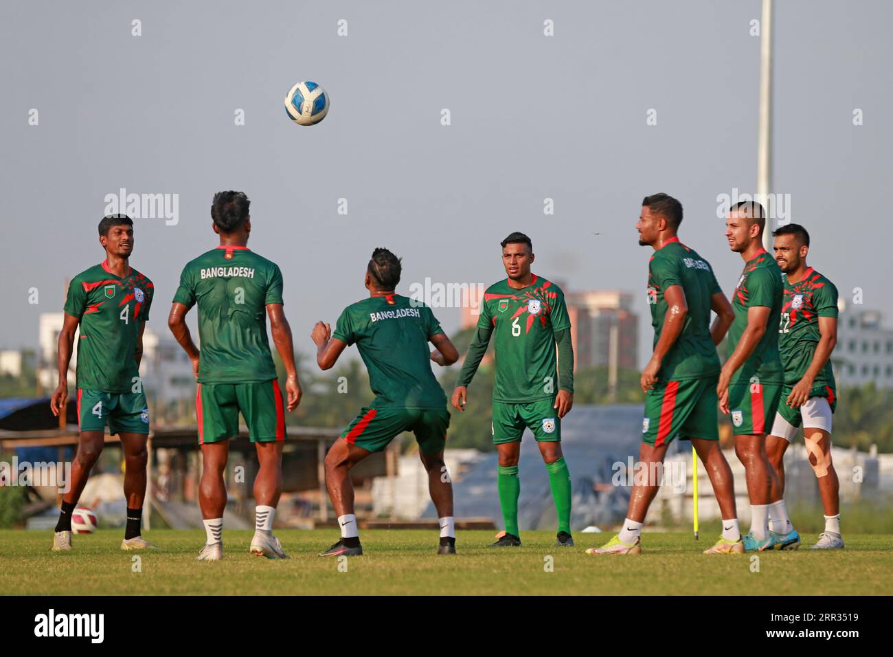 Bangladesh national Football Team attends practice session at ...