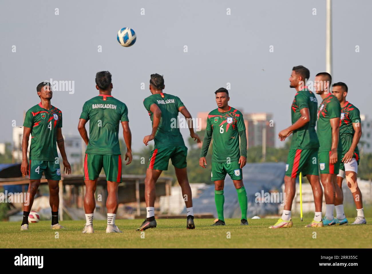 Bangladesh national Football Team attends practice session at ...
