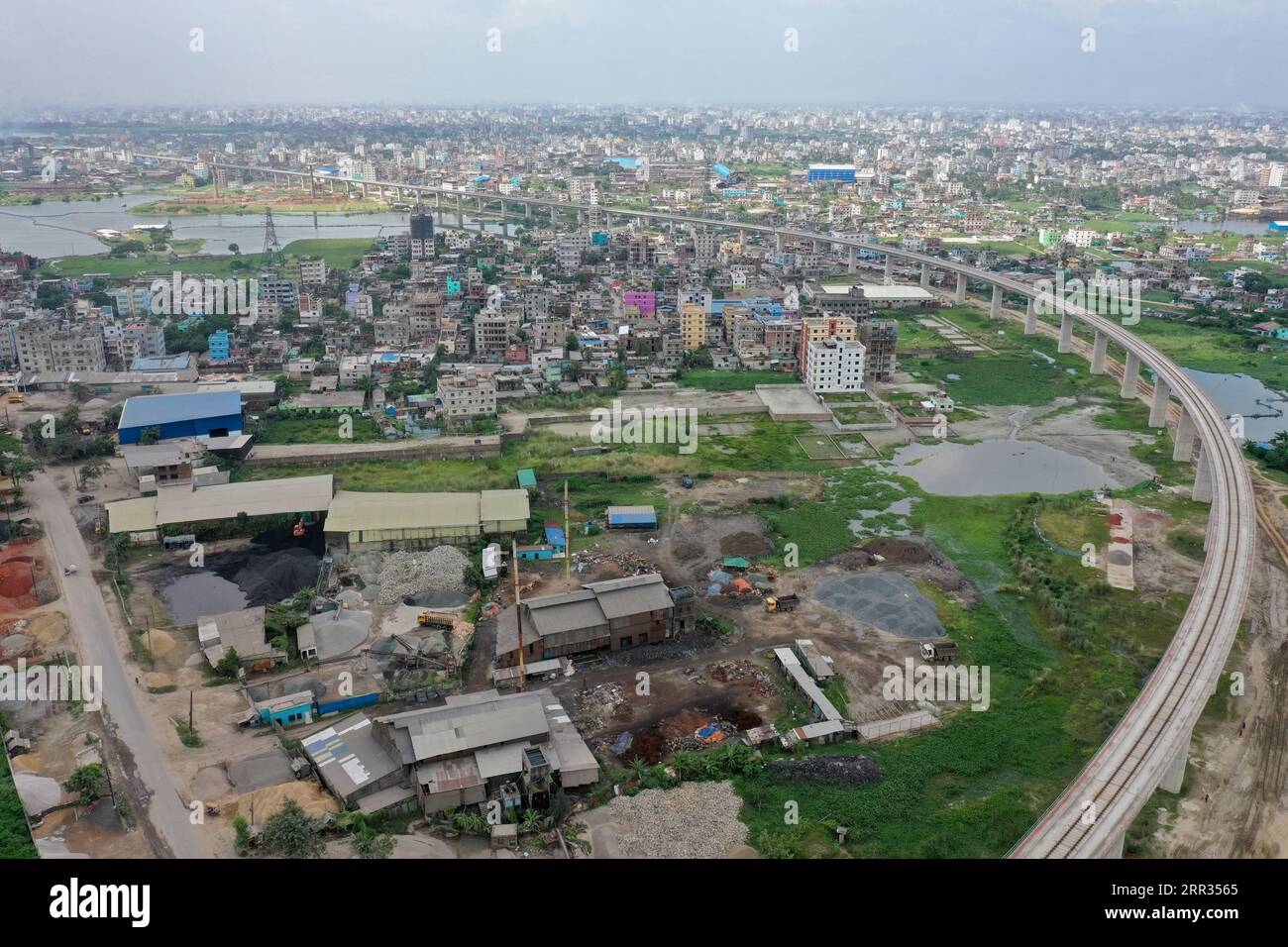 Dhaka, Bangladesh-September 06, 2023: 82 km railway line is ready for ...