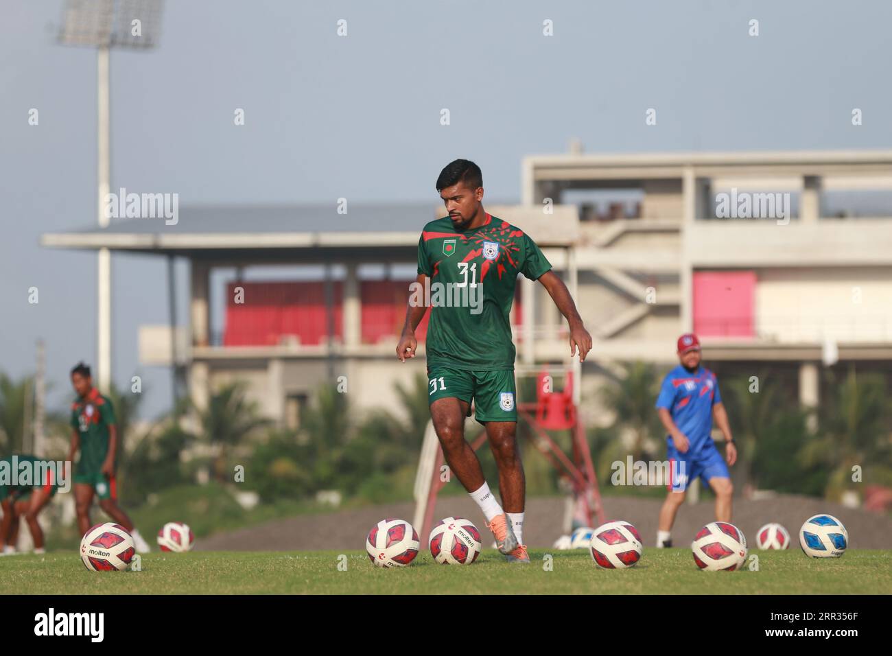 Bangladesh national Football Team attends practice session at ...