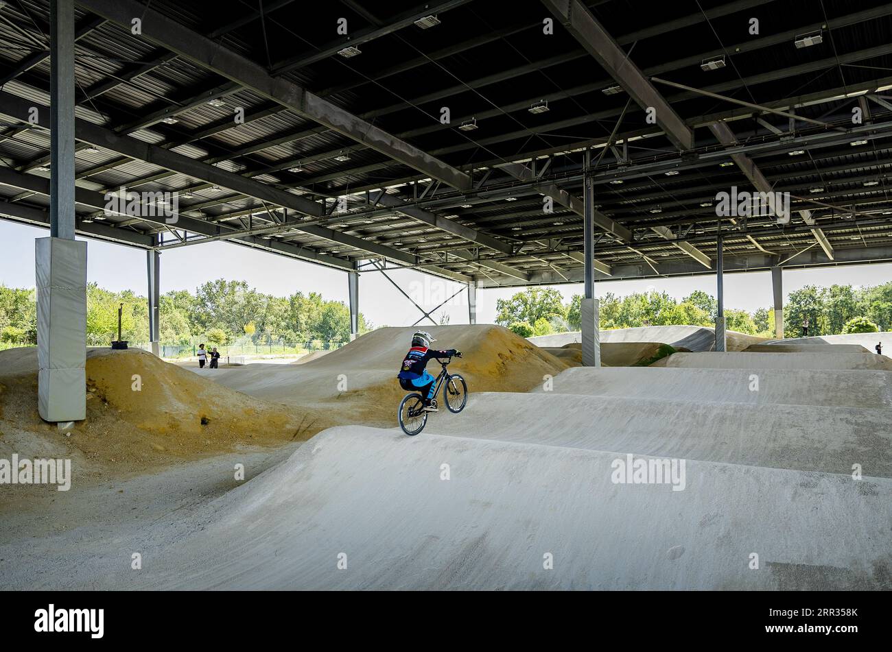 MONTIGNY-LE-BRETONNEUX - The BMX track at the Velodrome de Saint ...