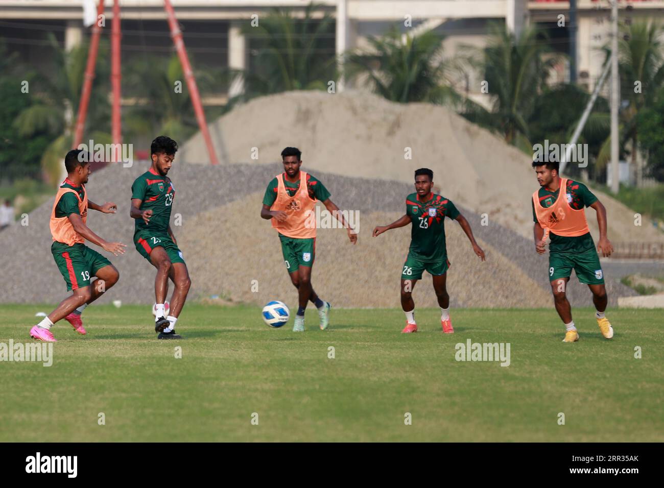Bangladesh national Football Team attends practice session at ...
