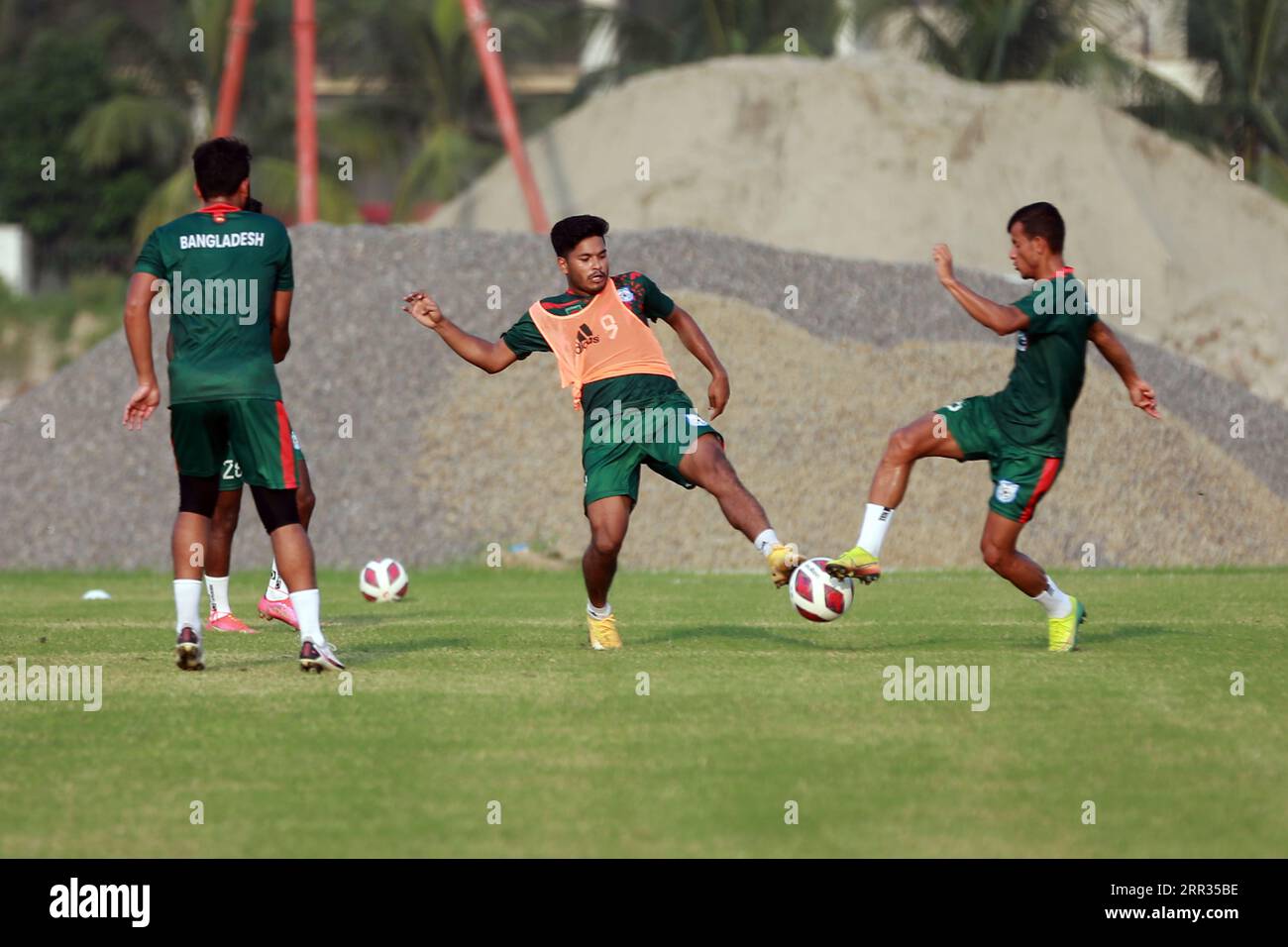 Bangladesh national Football Team attends practice session at ...