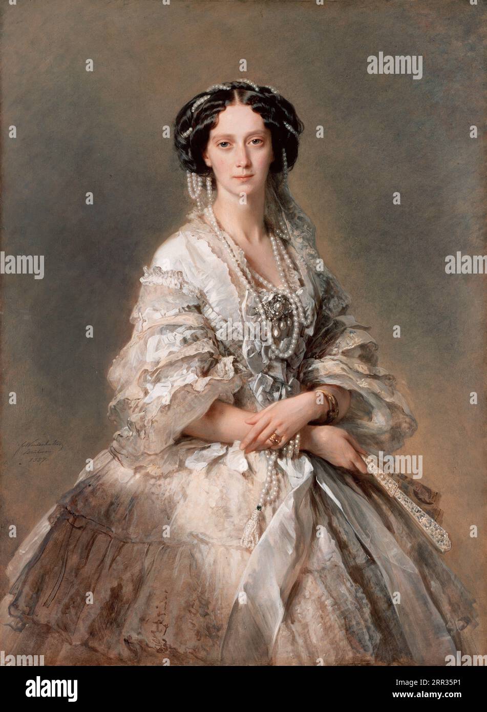 Maria Alexandrovna by Winterhalter (1857, Hermitage) Franz Xaver ...
