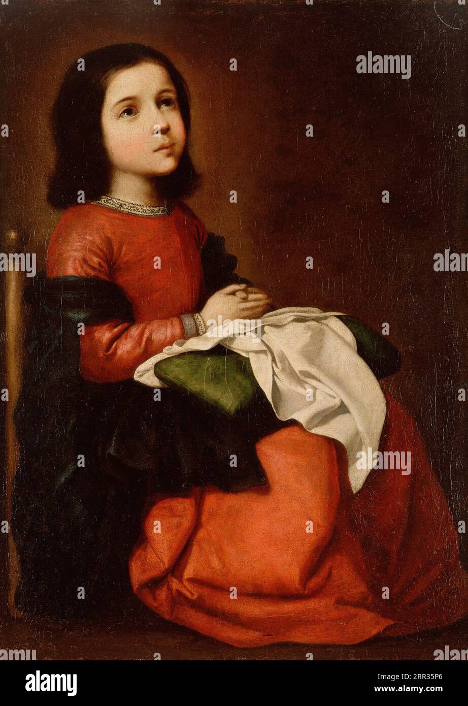 The virgin mary as a child praying hi-res stock photography and images ...