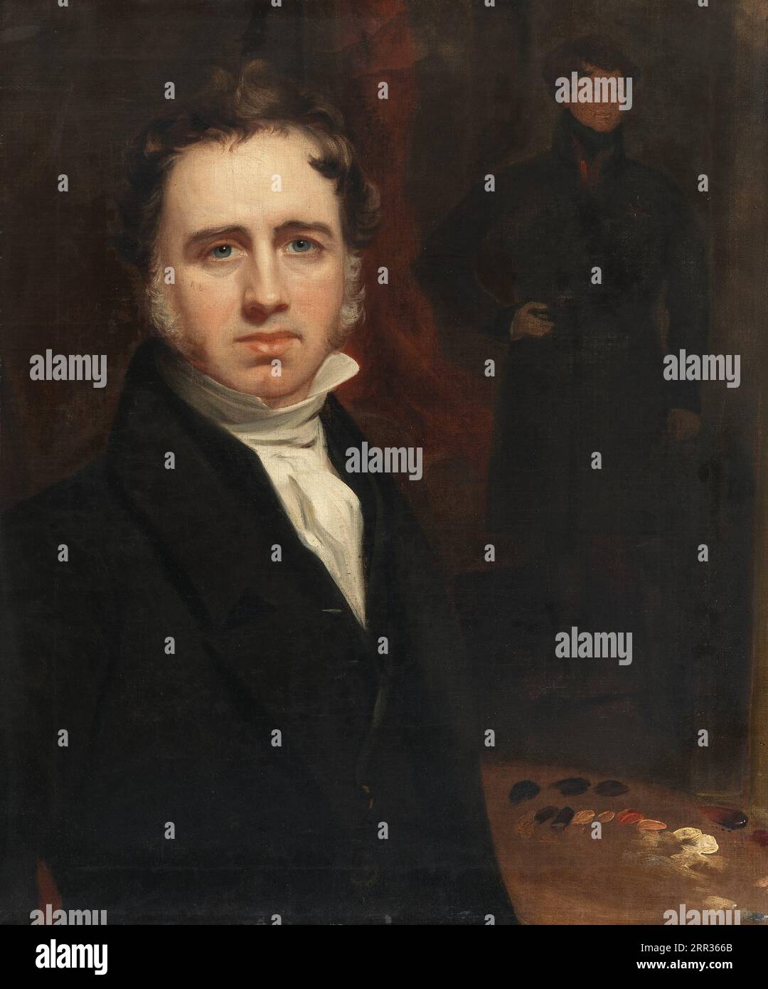 Self-Portrait by Thomas Clement Thompson Stock Photo - Alamy