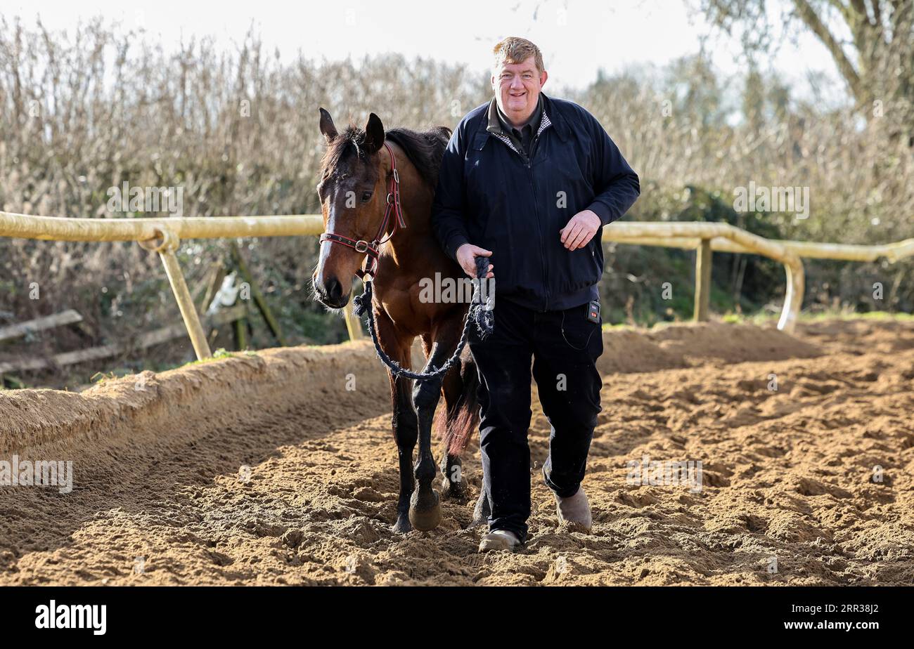File photo dated 06-02-2023 of John 'Shark' Hanlon with Hewick. Hanlon ...