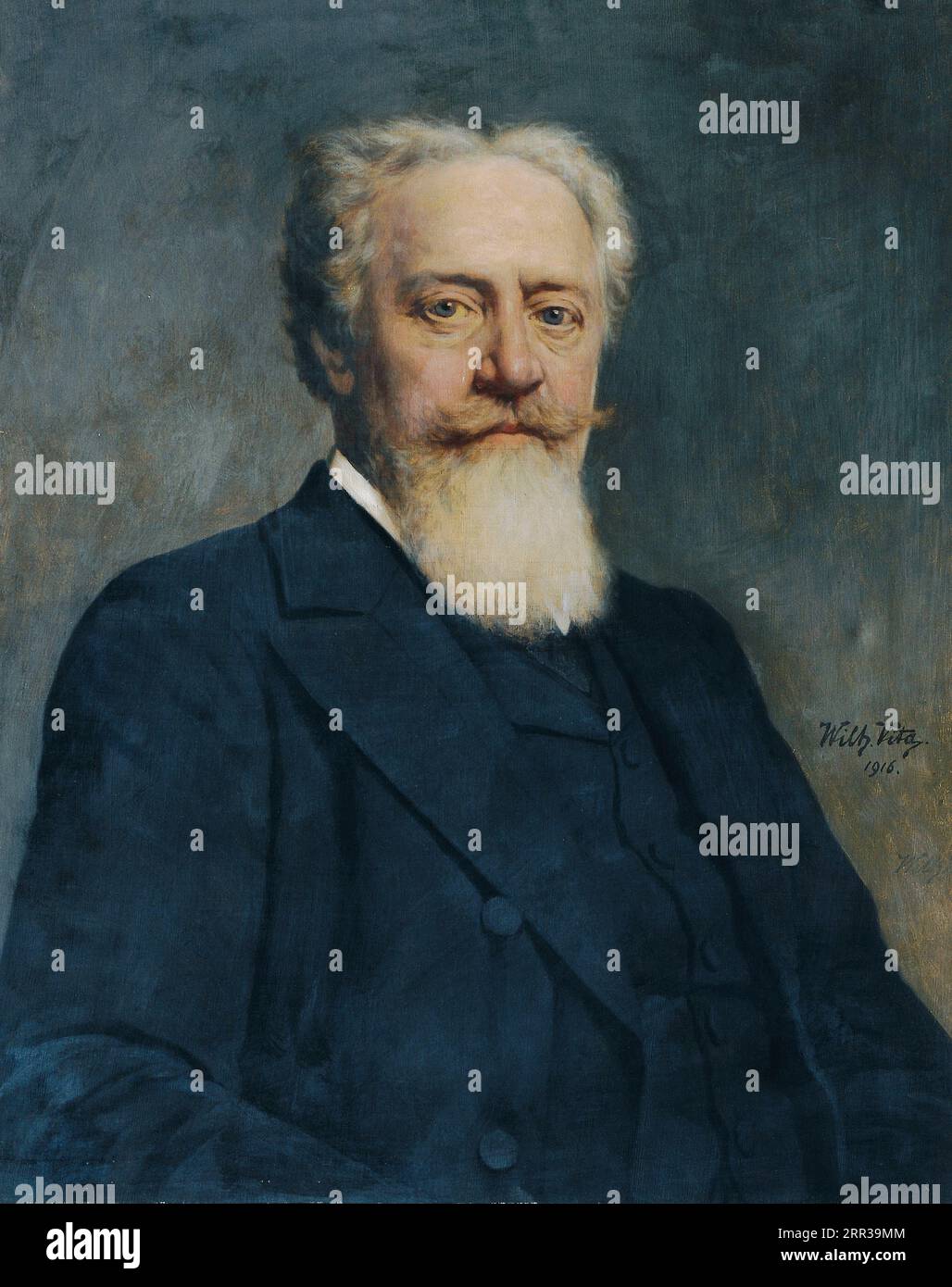 August Schaeffer 1916 by Wilhelm Vita Stock Photo - Alamy