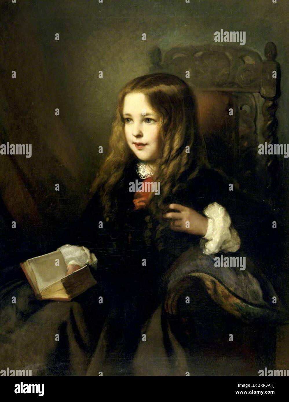 Laura Beatrice Elton, Mrs George Gibbs (1842-1911), as a young girl ...