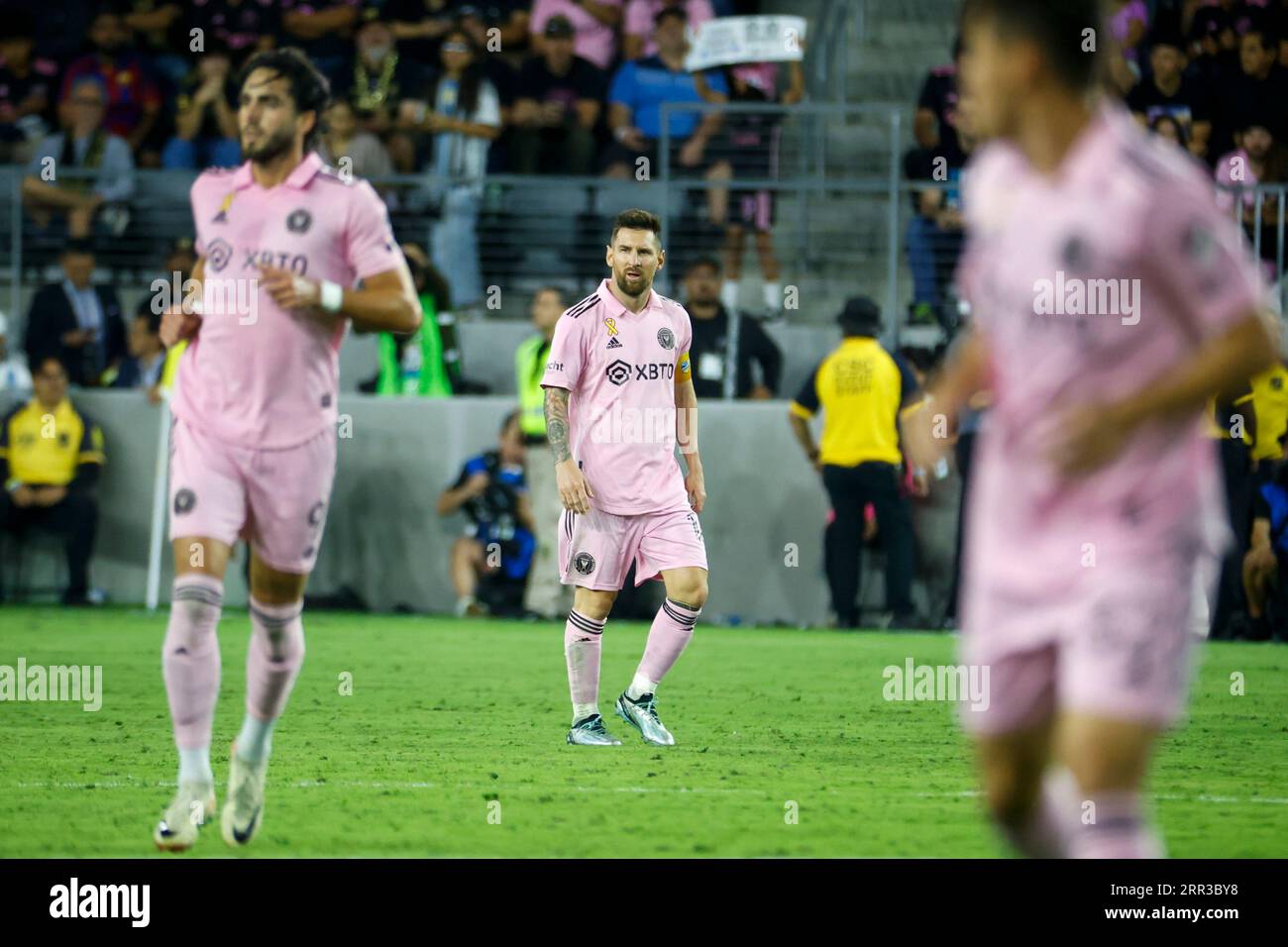 Inter Miami's Lionel Messi (10) in action during an MLS soccer match ...