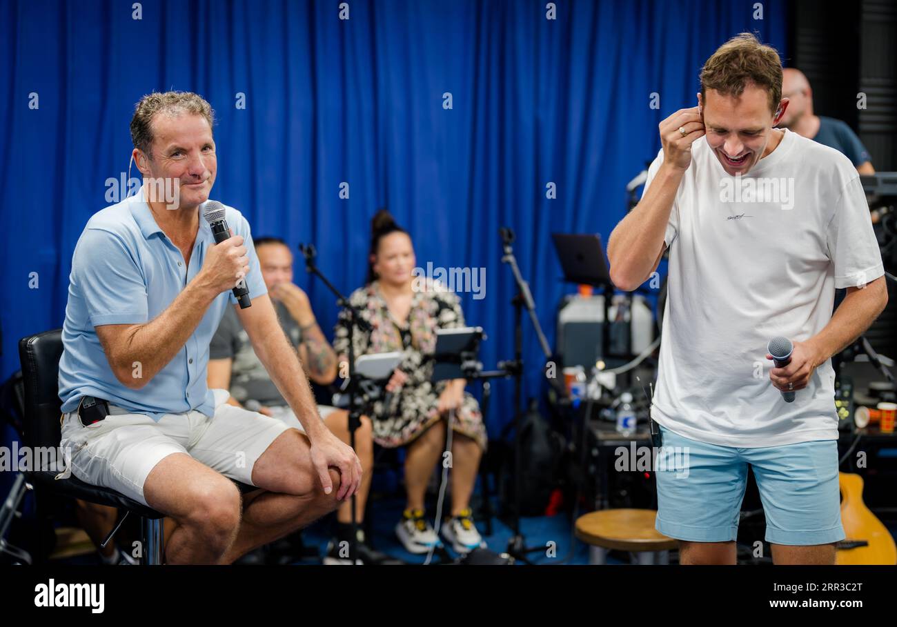 PURMEREND - John (L) and Kees de Bever during the rehearsal day of De ...