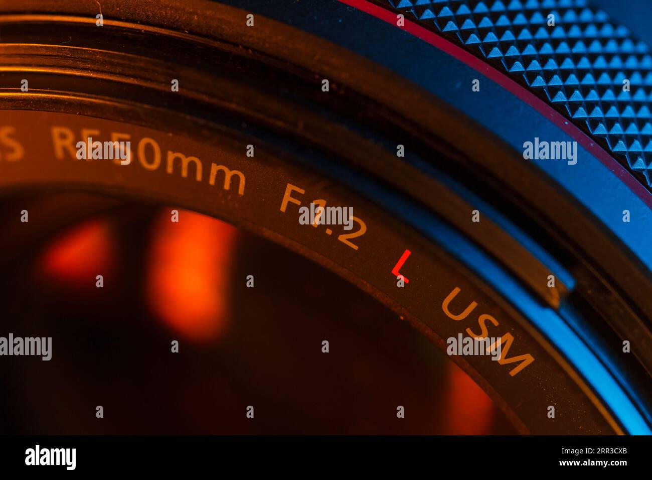 Milan, Italy - September 5, 2023: close up on Canon EOS R6 with 50mm f1 ...