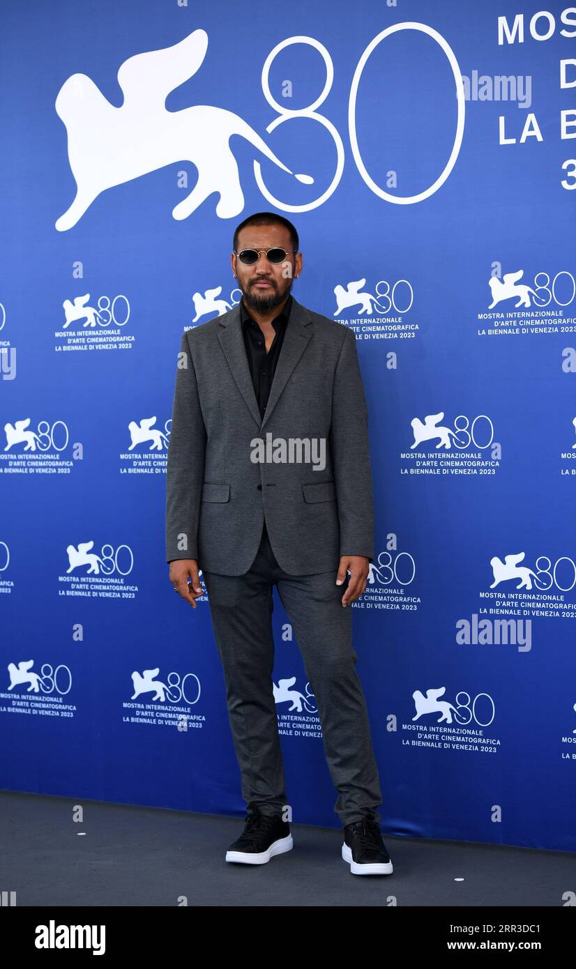 Venice, Italy. 6th Sep, 2023. Actor Jinpa attends a photocall for the ...