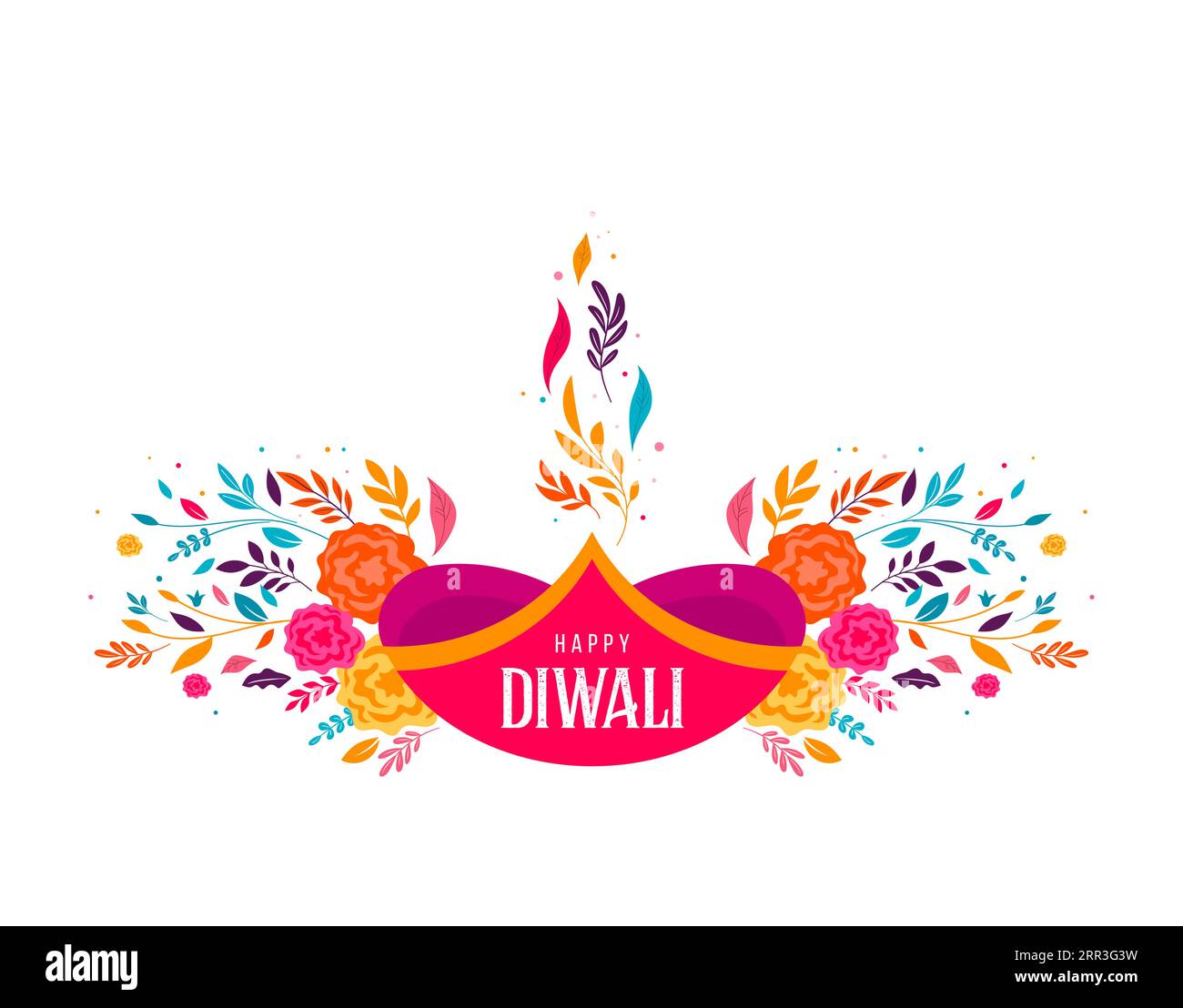 Happy Diwali, festival of light. Modern minimalist design. Poster ...