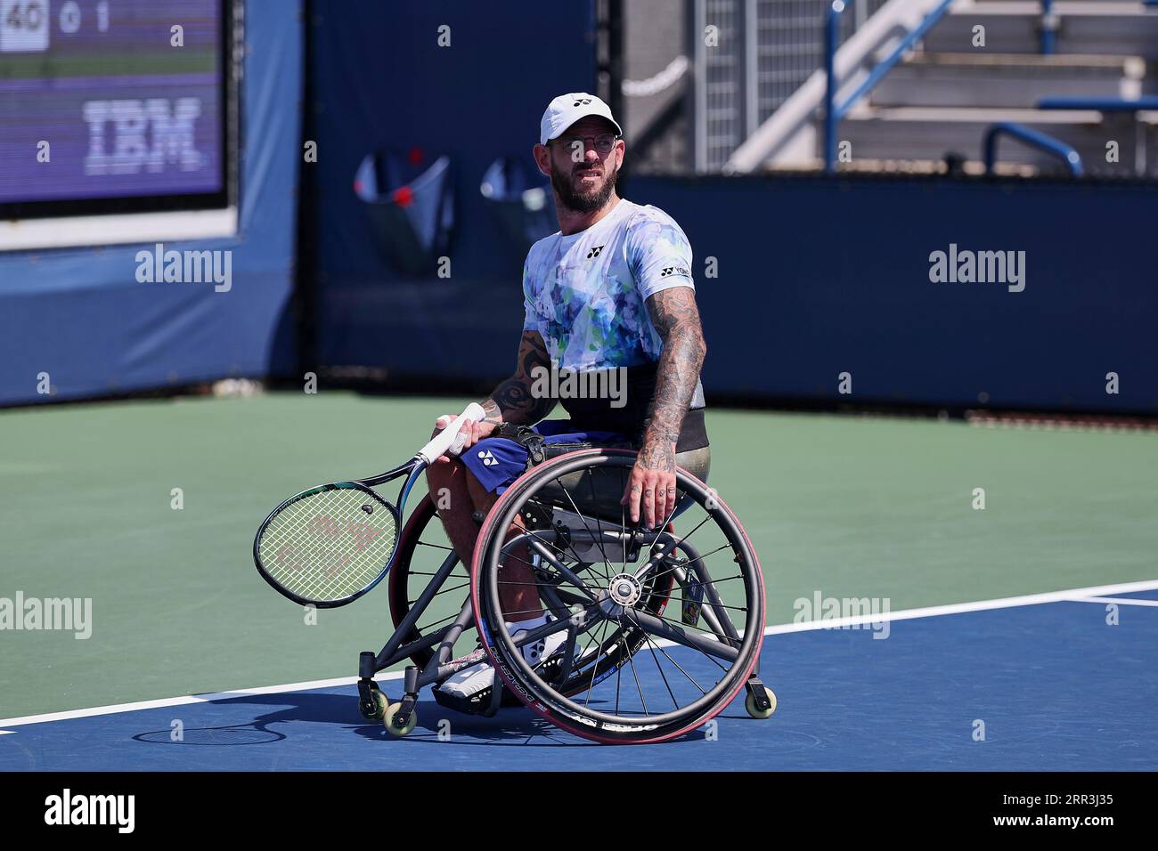 New York, New York, USA. 5th Sep, 2023. Heath Davidson (AUS) in action ...