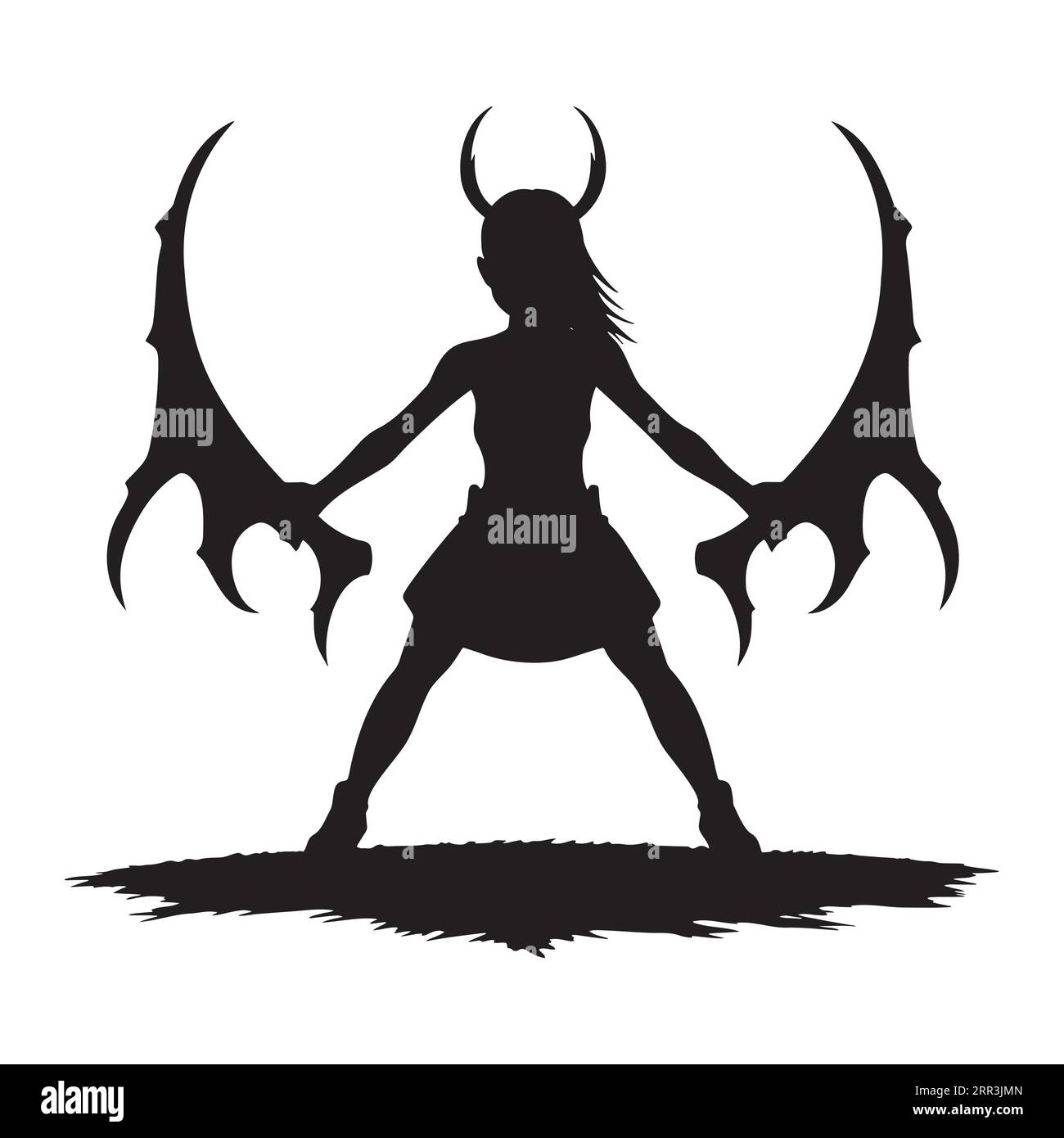 Female Devil Drawing