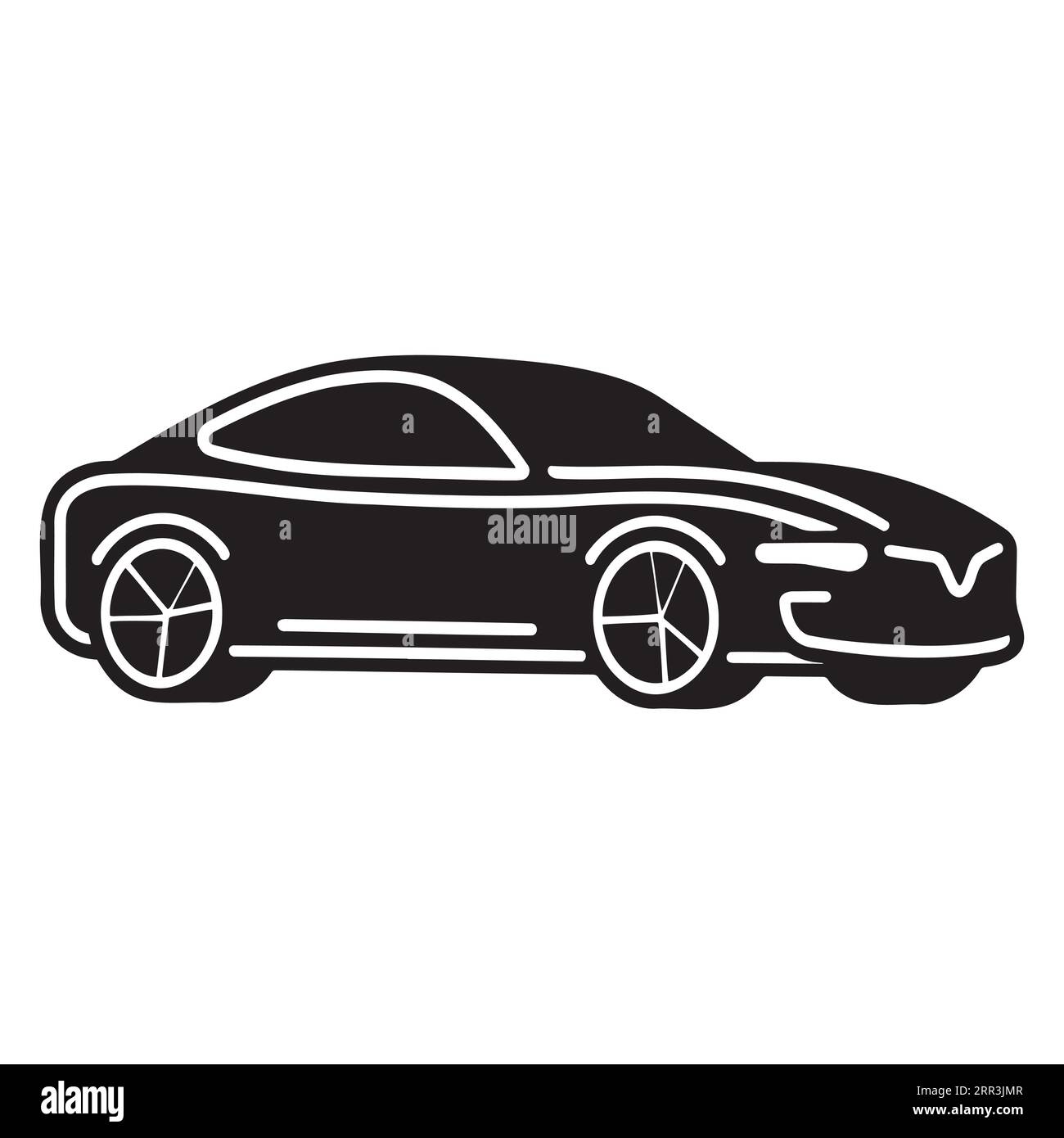 Sign symbol on car Black and White Stock Photos & Images - Alamy